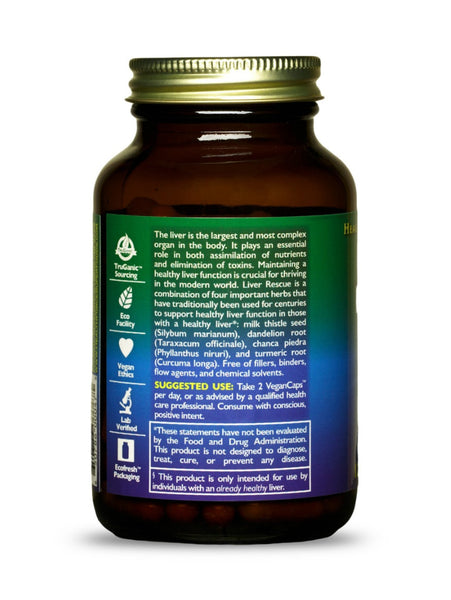 Liver Rescue, 120 Veg Caps, Healthforce Superfoods